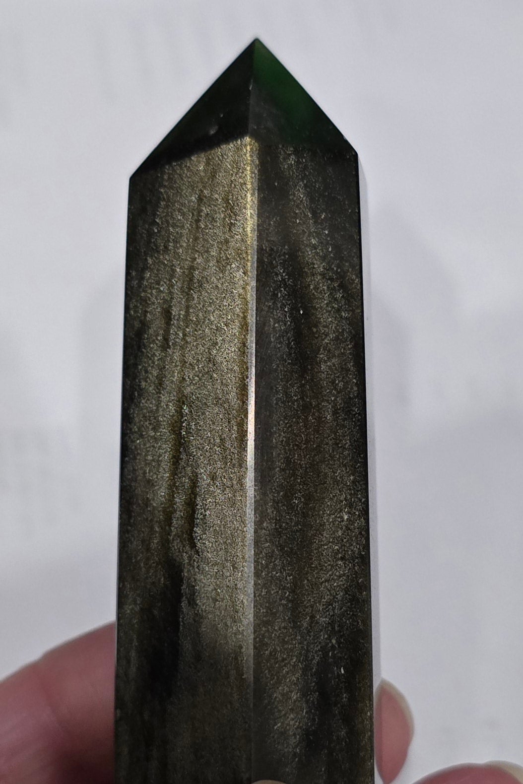 Gold Sheen Obsidian Tower | Mindful Journey Crystals